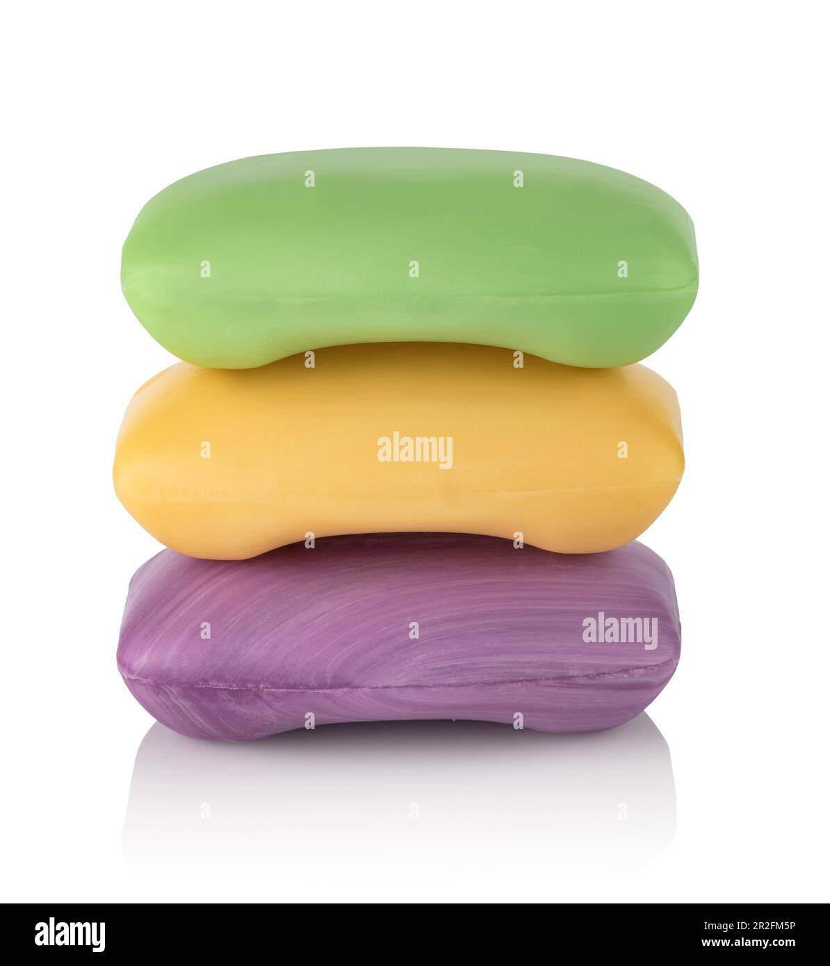 Soap bar isolated on white background Stock Photo - Alamy