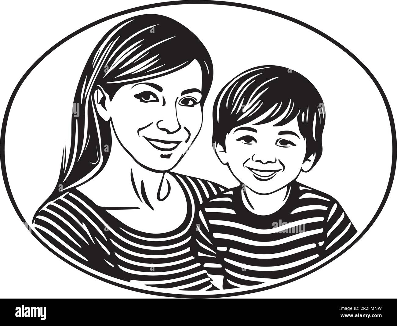Great and cuteness mother love art vector Stock Vector Image & Art - Alamy