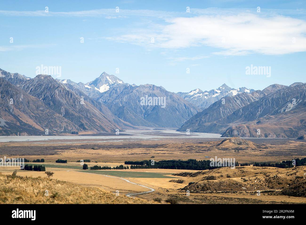 Mount Sunday is located in Canterbury District on the South Island in ...