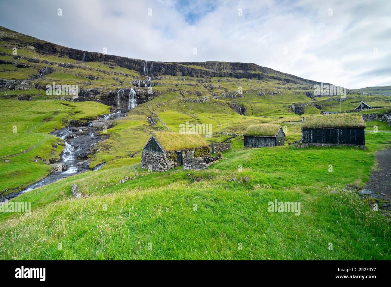 Historic grass-roofed houses in one of the most beautiful places in the ...