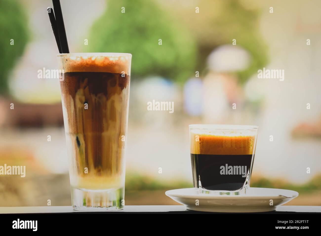 Cafe ice coffe hi-res stock photography and images - Alamy