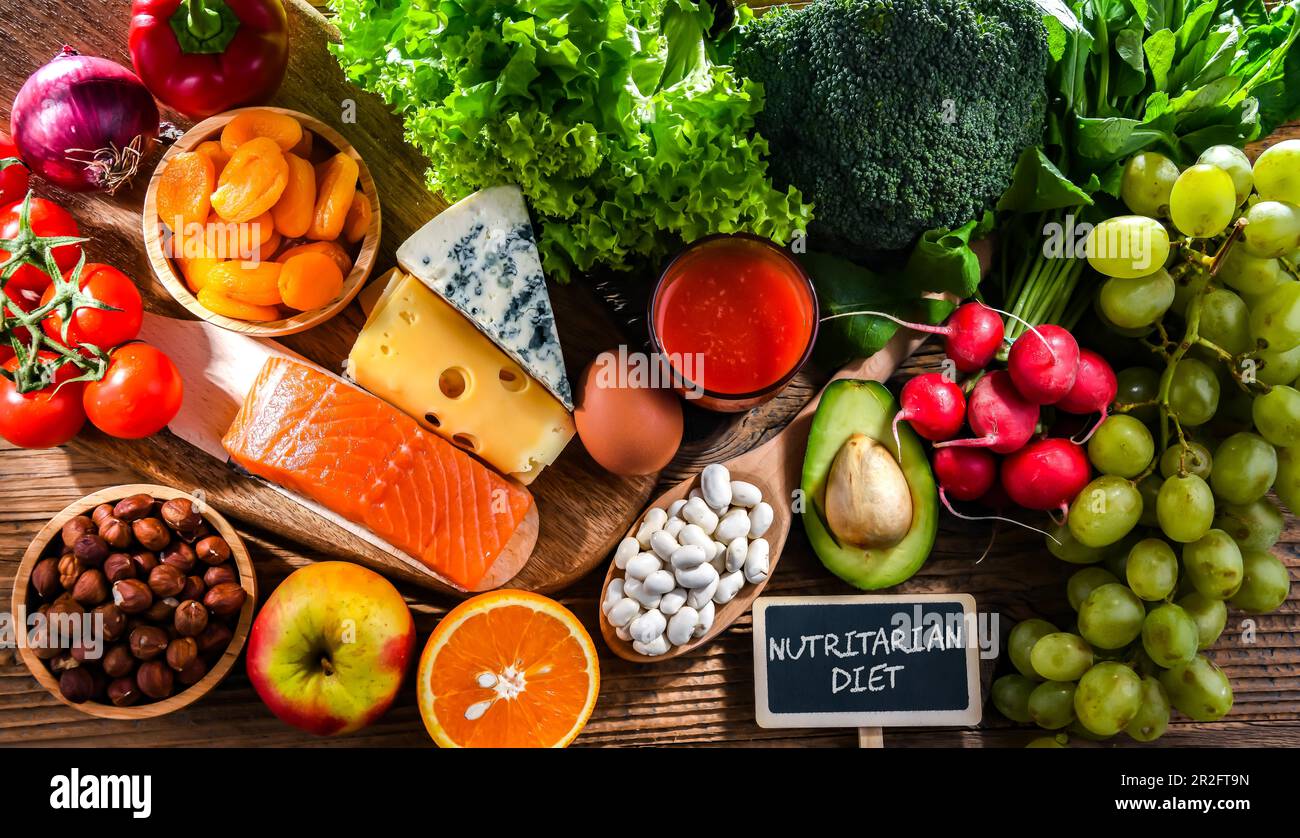 Food products representing the nutritarian diet which may improve ...
