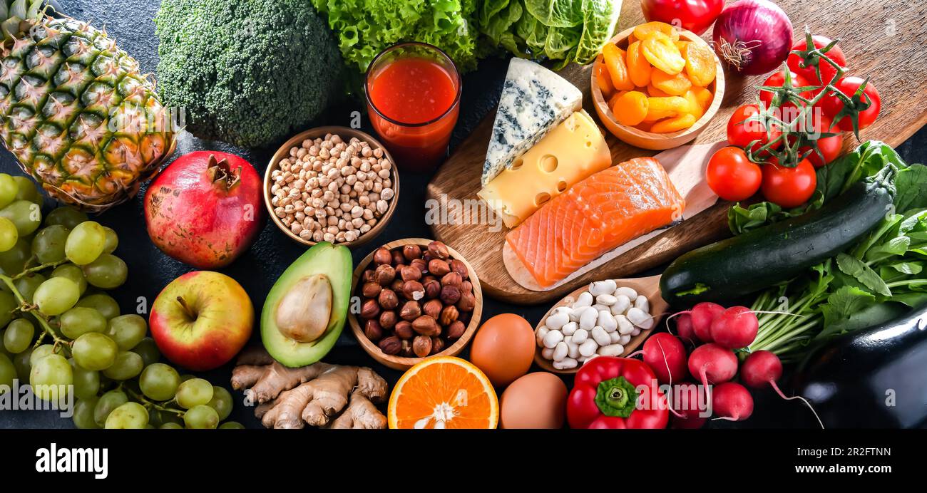 Food products representing the nutritarian diet which may improve ...