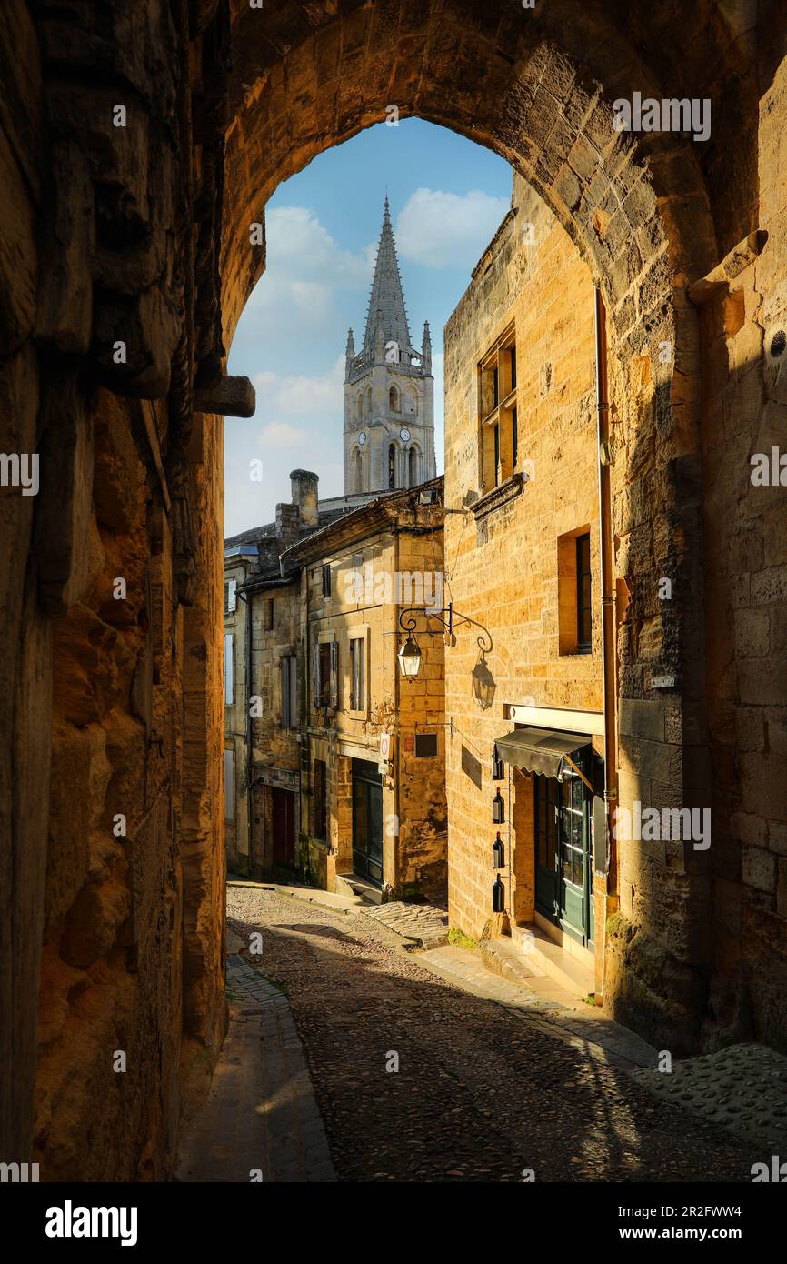 Saint-Émilion village in France a UNESCO World Heritage Site with ...