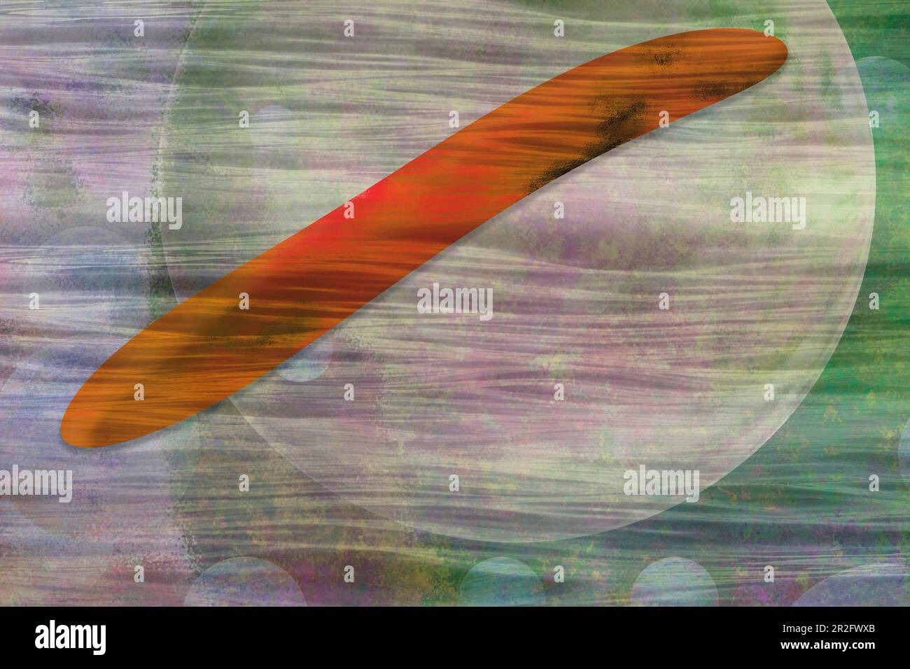 Bacteria Illustration Bacteria in the background a human cell. Bacteria ...