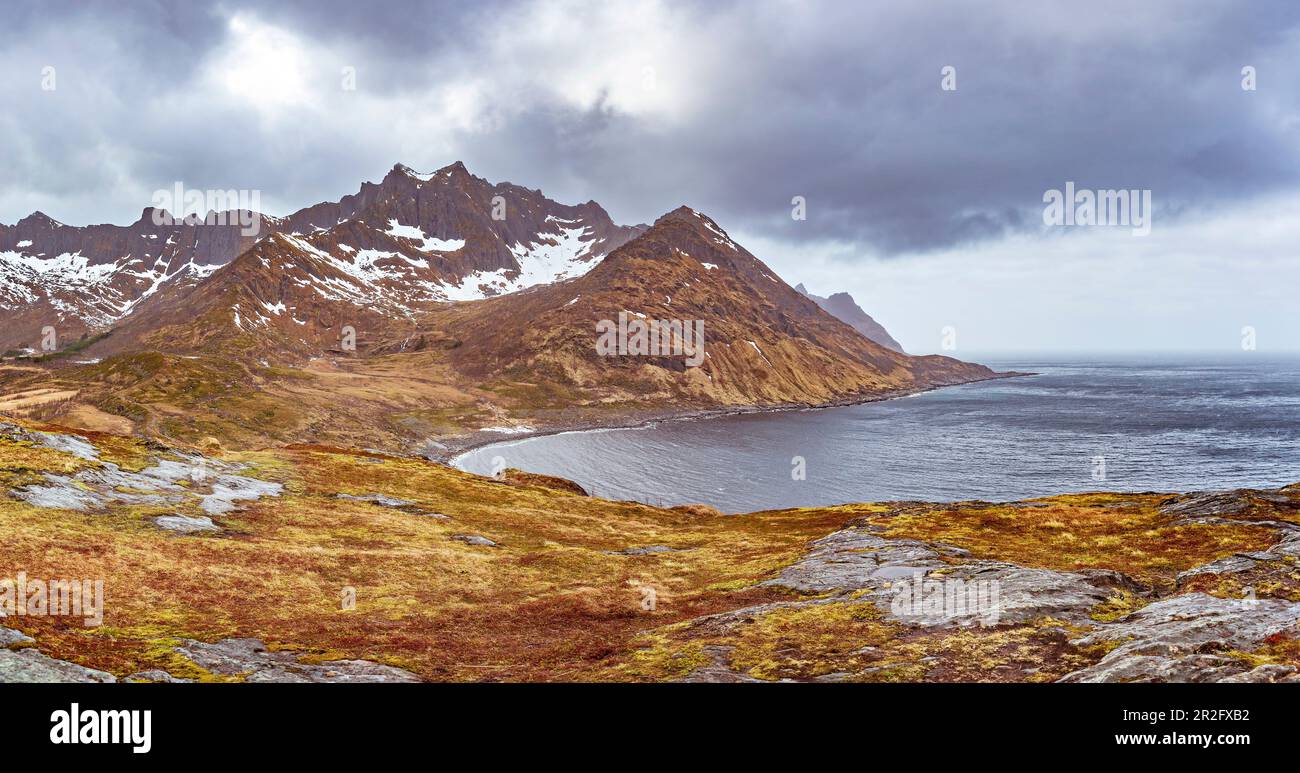 Fjords at Senjahopen on Senja Island, Norway Stock Photo - Alamy