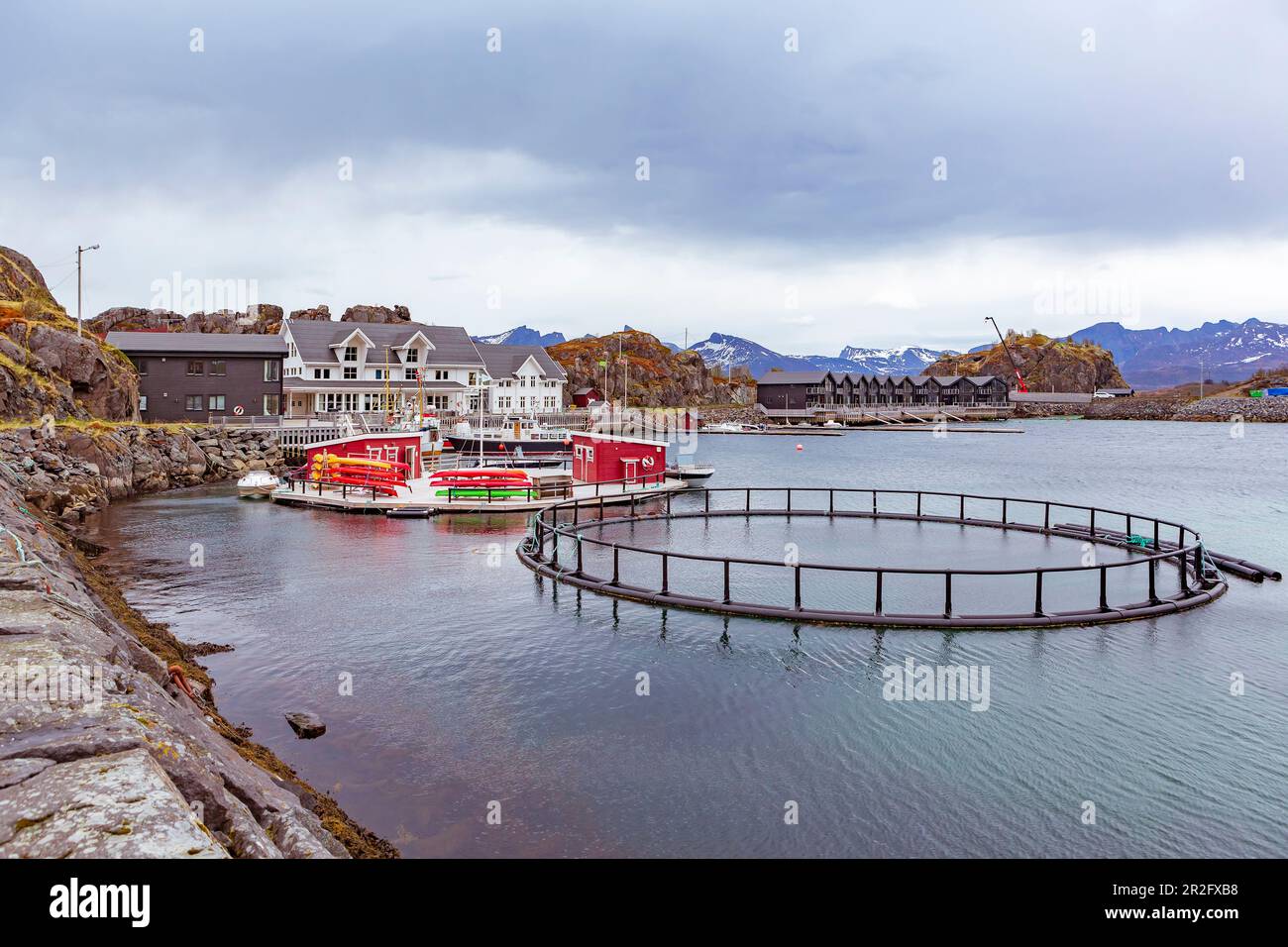 Hamn fishing village on Senja island, Norway Stock Photo - Alamy