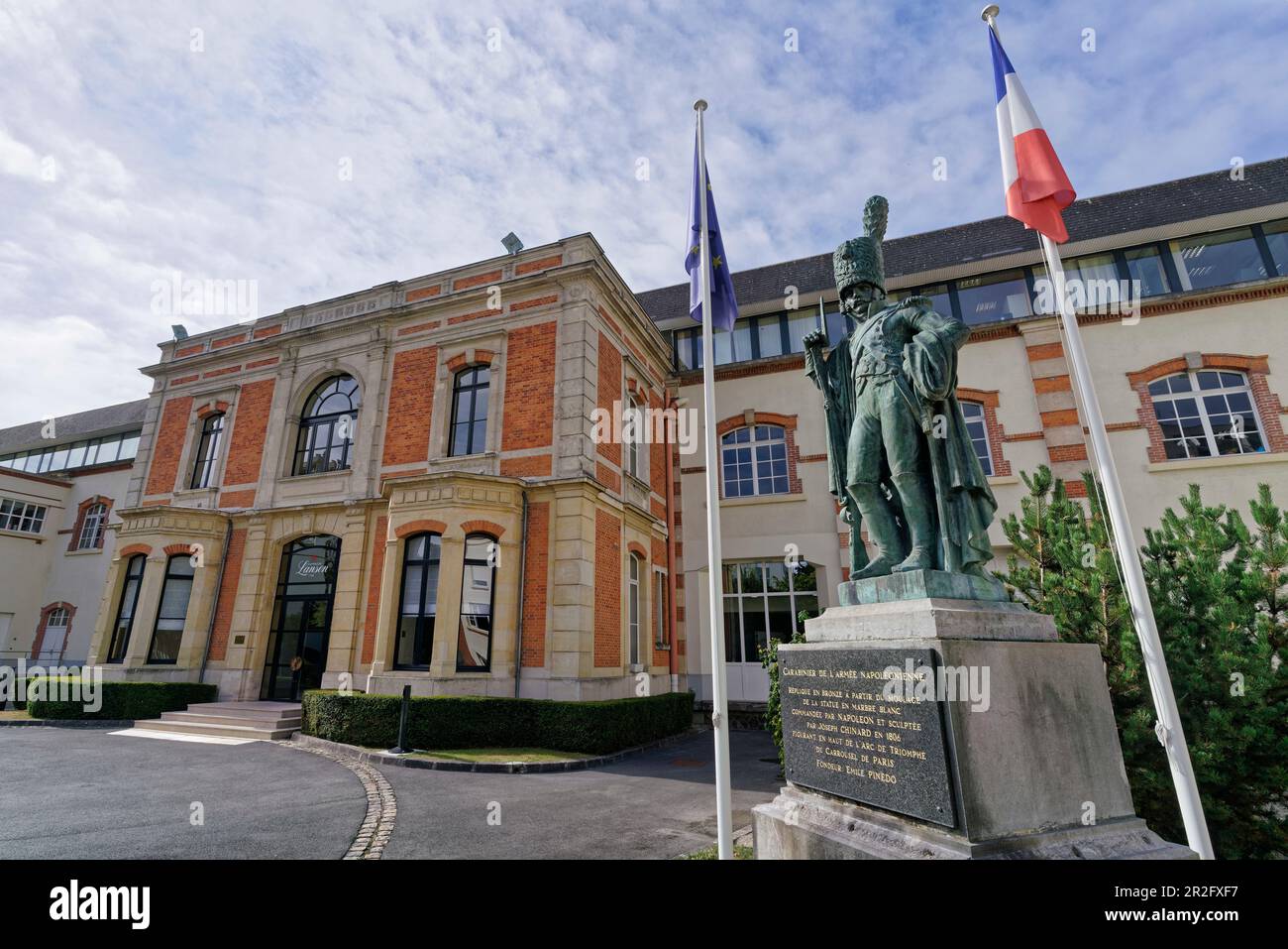 Champagne House Lanson, Reims, Champagne, France Stock Photo - Alamy