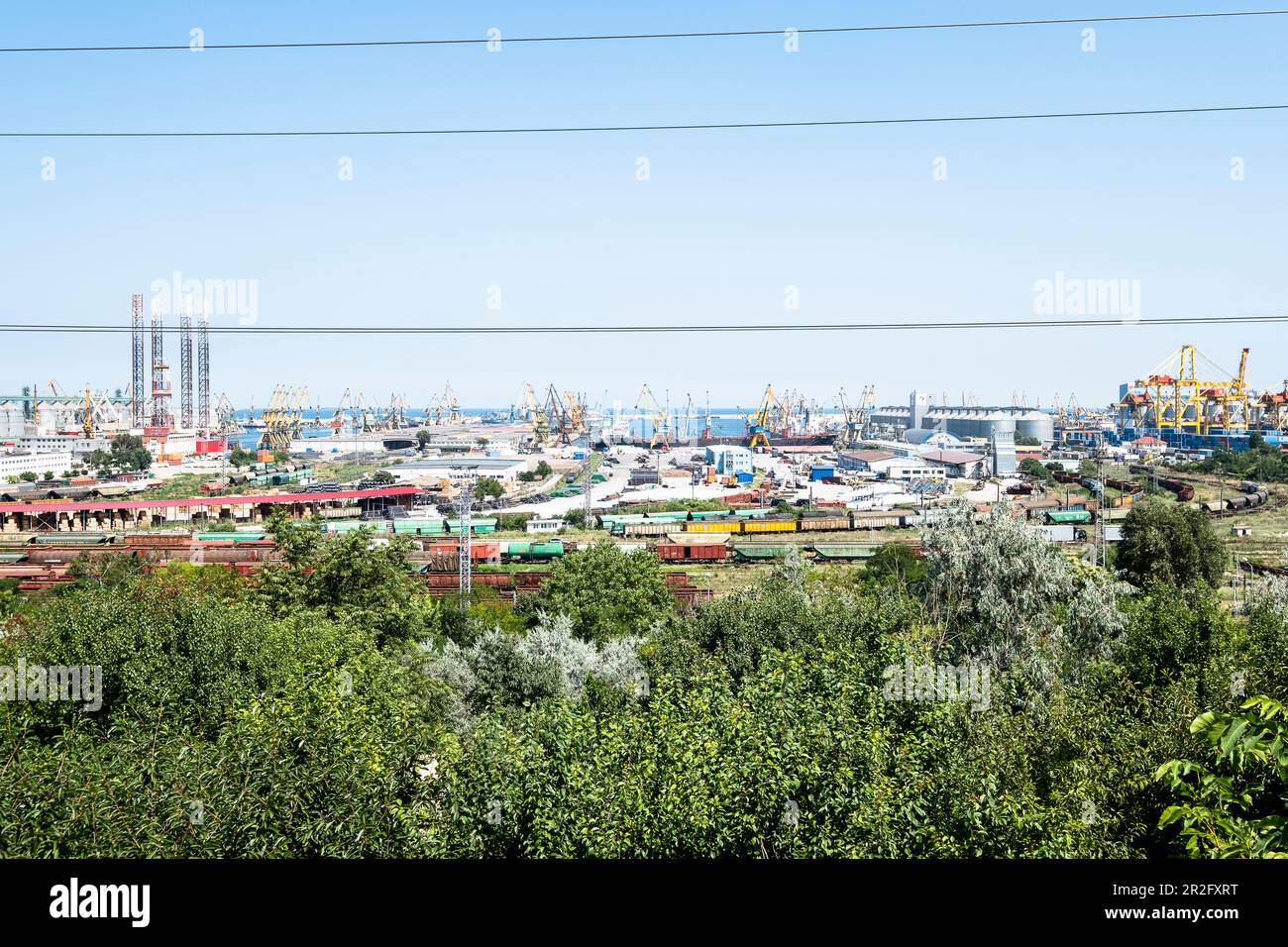 Port of Constanta on the Black Sea, Constanta, Romania Stock Photo - Alamy