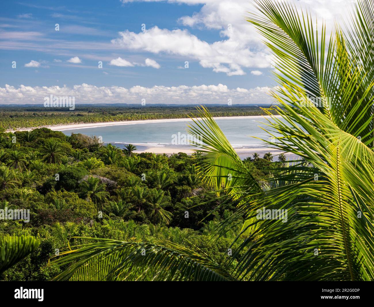 Sandy beach, Boipeba Island, Bahia, Brazil, South America Stock Photo ...