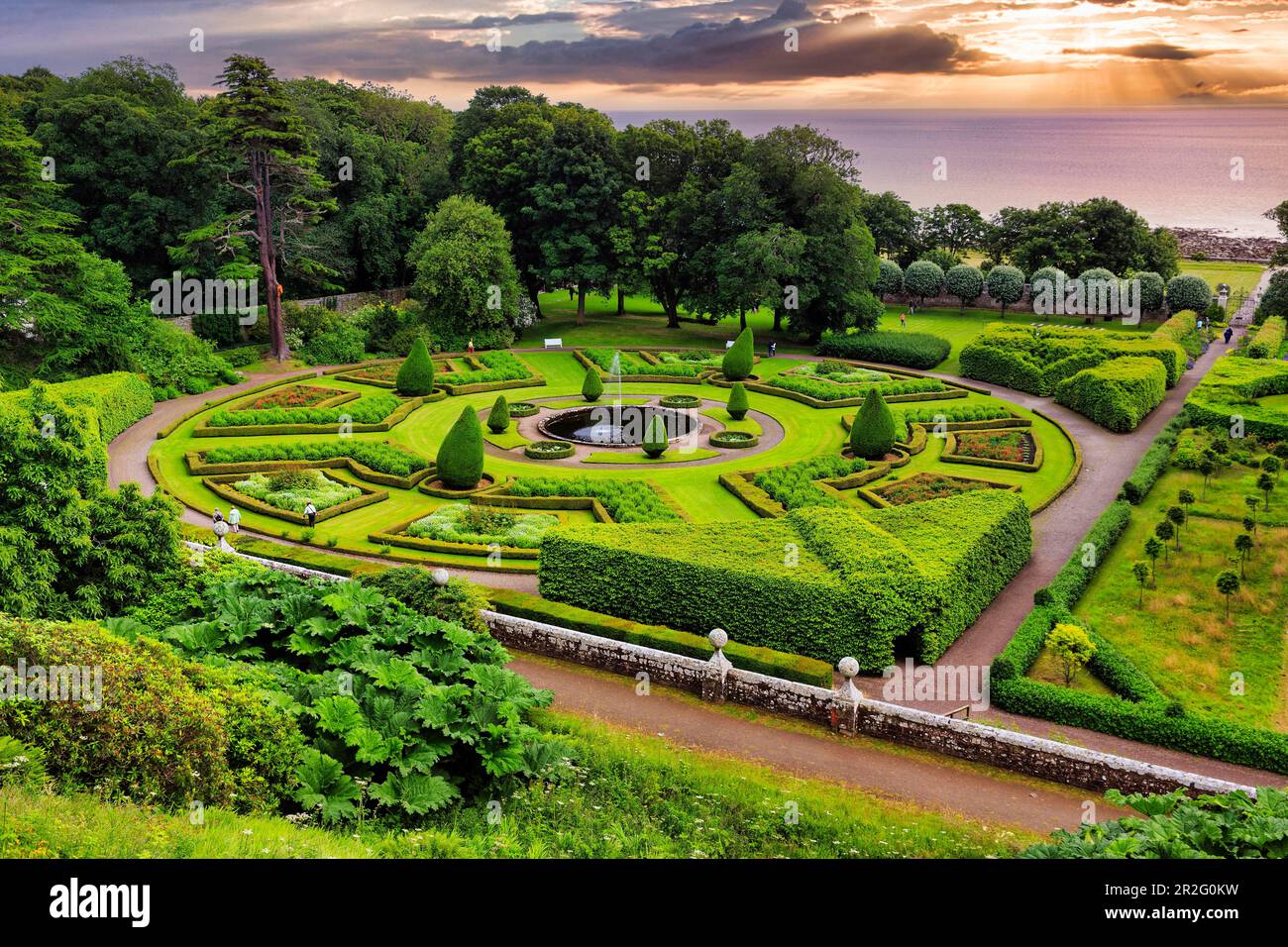 Formal Garden, Baroque Garden, Italian Coastal Garden, Main Parterre ...