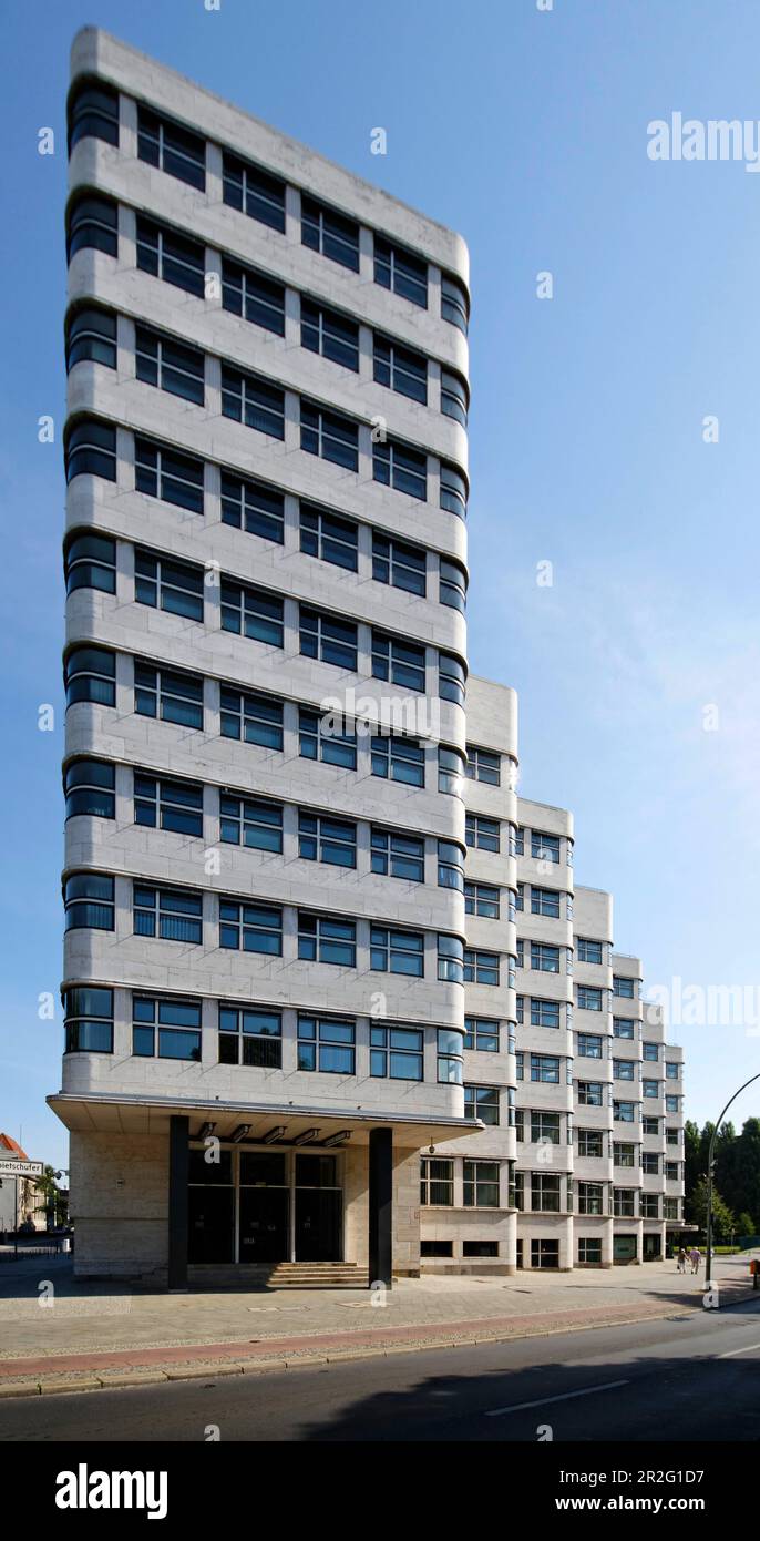 Shell-Haus, facade, listed building designed by architect Emil ...