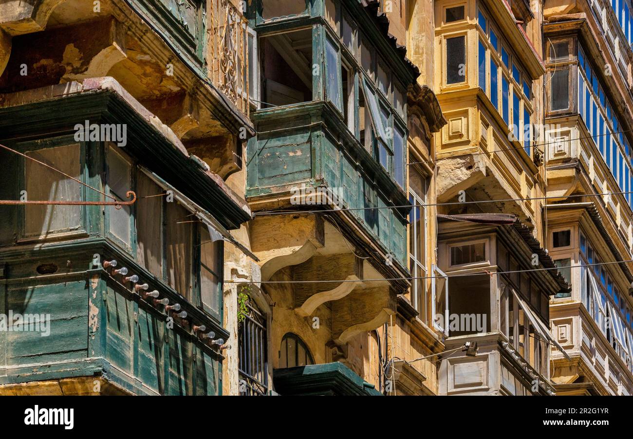 Balconies on traditional buildings hi-res stock photography and images ...
