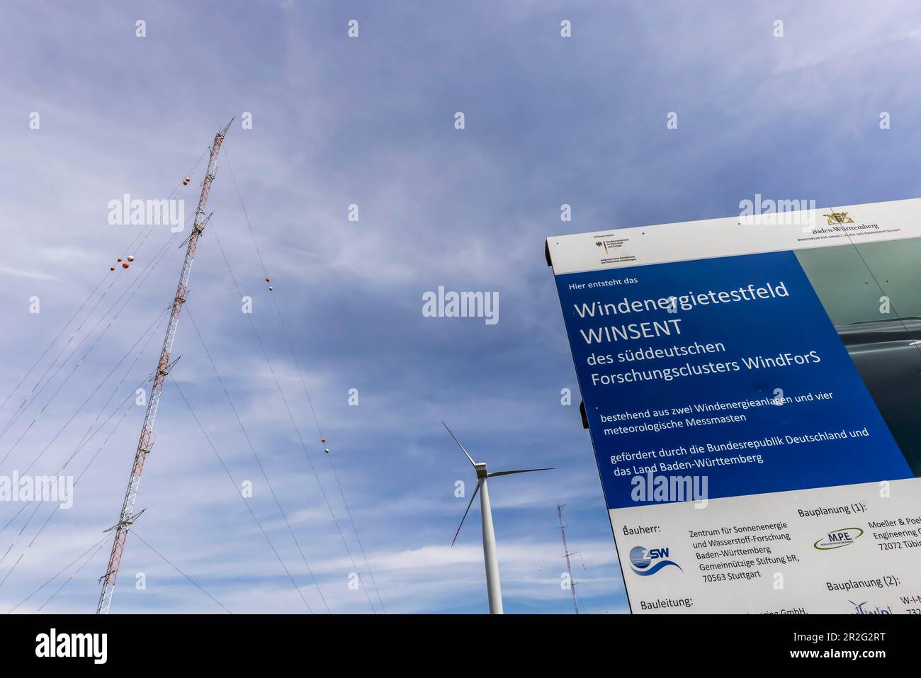 Wind Energy Test Site, Research Test Site WINSENT (Wind Science and ...