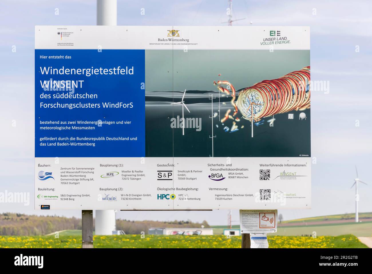 Wind Energy Test Site, Research Test Site WINSENT (Wind Science and ...