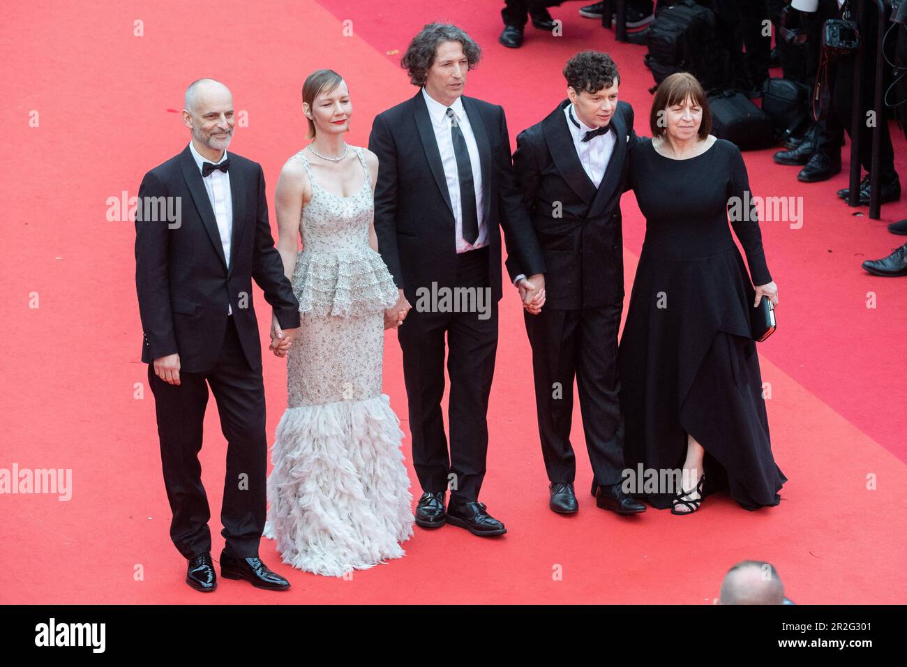 Cannes, France. 19th May, 2023. Ewa Puszczynska, Christian Friedel ...