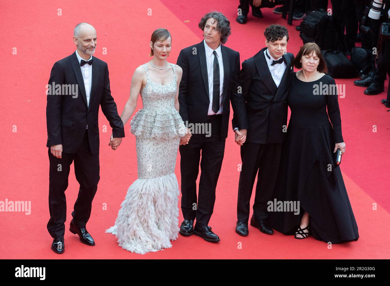 Cannes, France. 19th May, 2023. Ewa Puszczynska, Christian Friedel ...