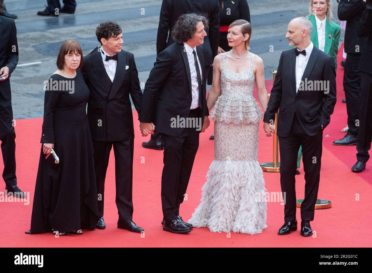 Cannes, France. 19th May, 2023. Ewa Puszczynska, Christian Friedel ...