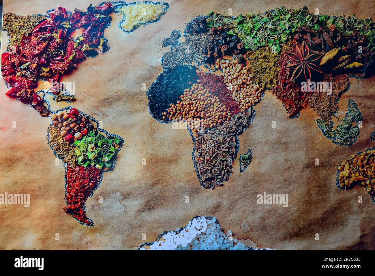 Spice map hi-res stock photography and images - Alamy