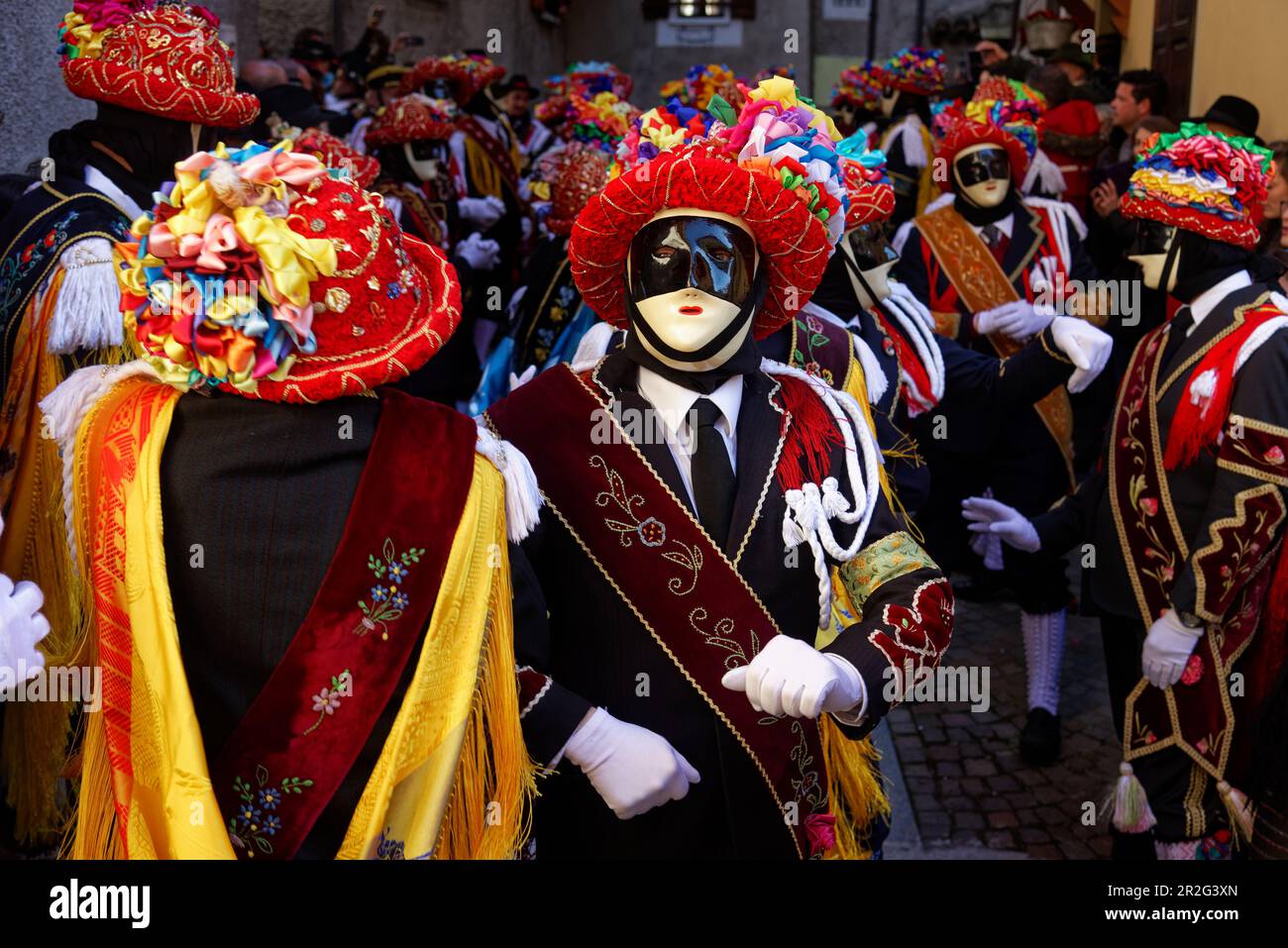 During Carnival, Bagolino is possessed by the bright colors of the ...
