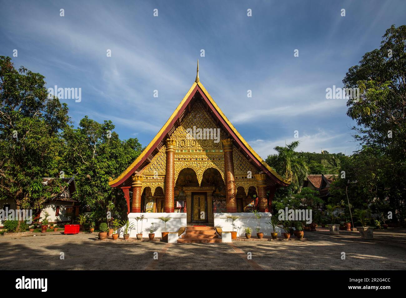 Wat Choum Khong Sourin Tharame Temple in Luang Prabang, Laos, Asia ...
