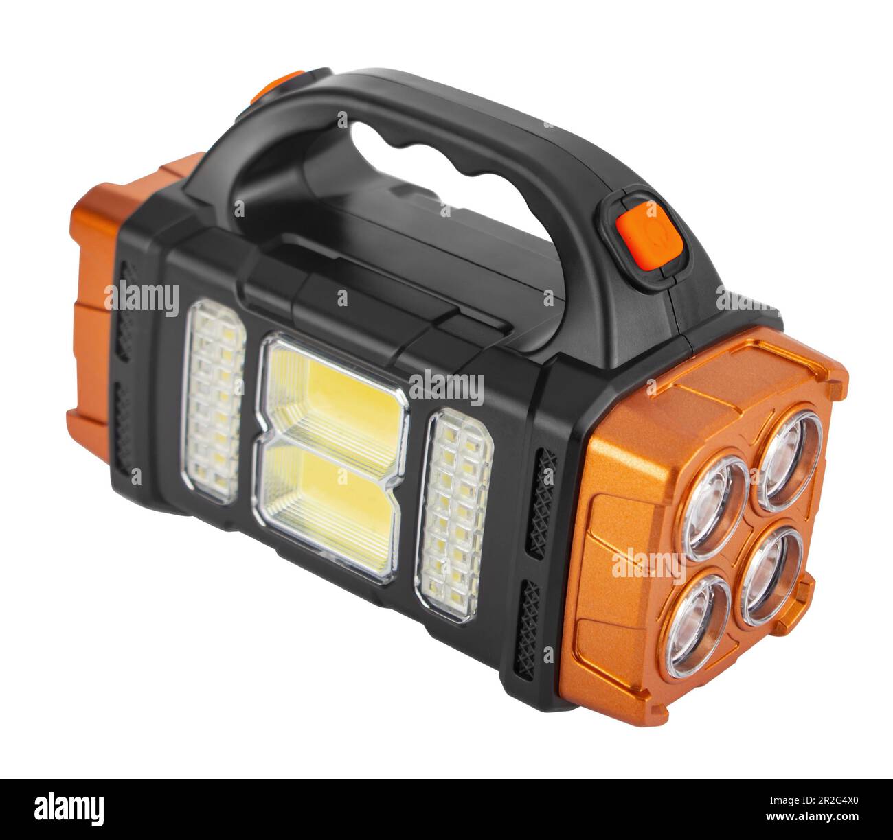 LED hand lamp, on white background in insulation Stock Photo - Alamy