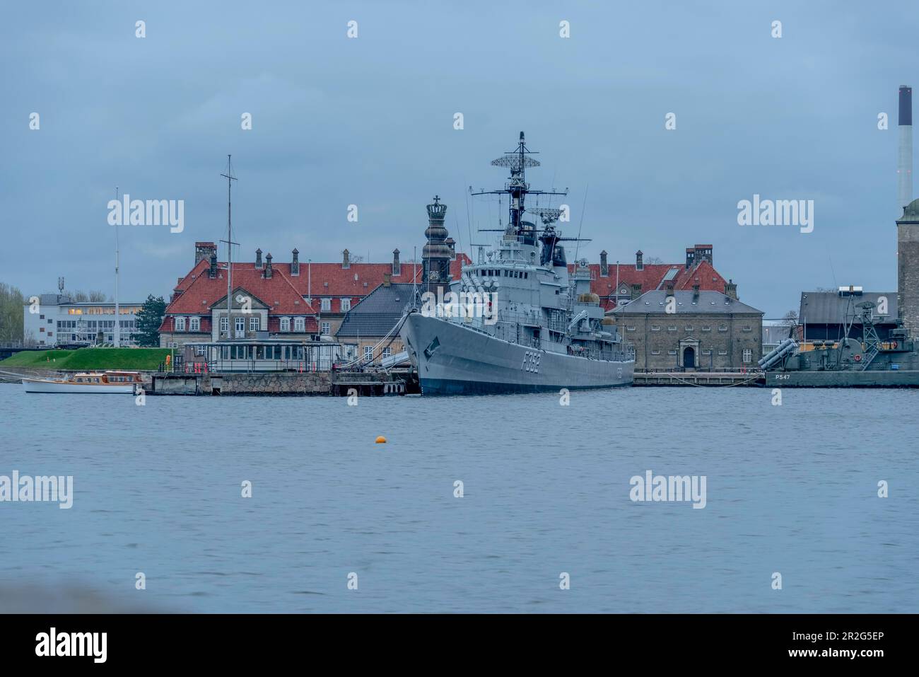 Peder Skram (F352), former frigate of the Danish Navy, now museum ship ...