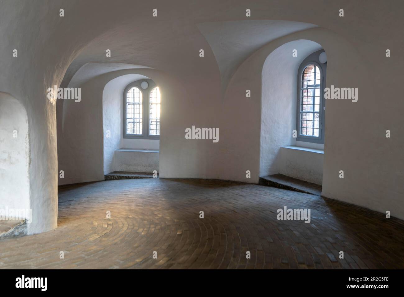 Round Tower, Rundetaarn, popular sight in Copenhagen, Denmark Stock ...