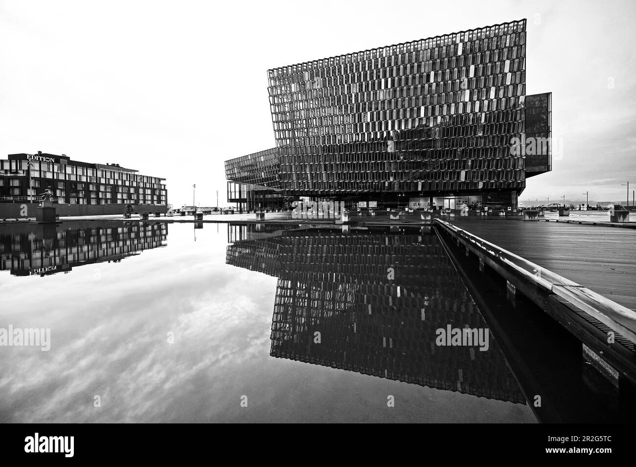 Harpa building Black and White Stock Photos & Images - Alamy