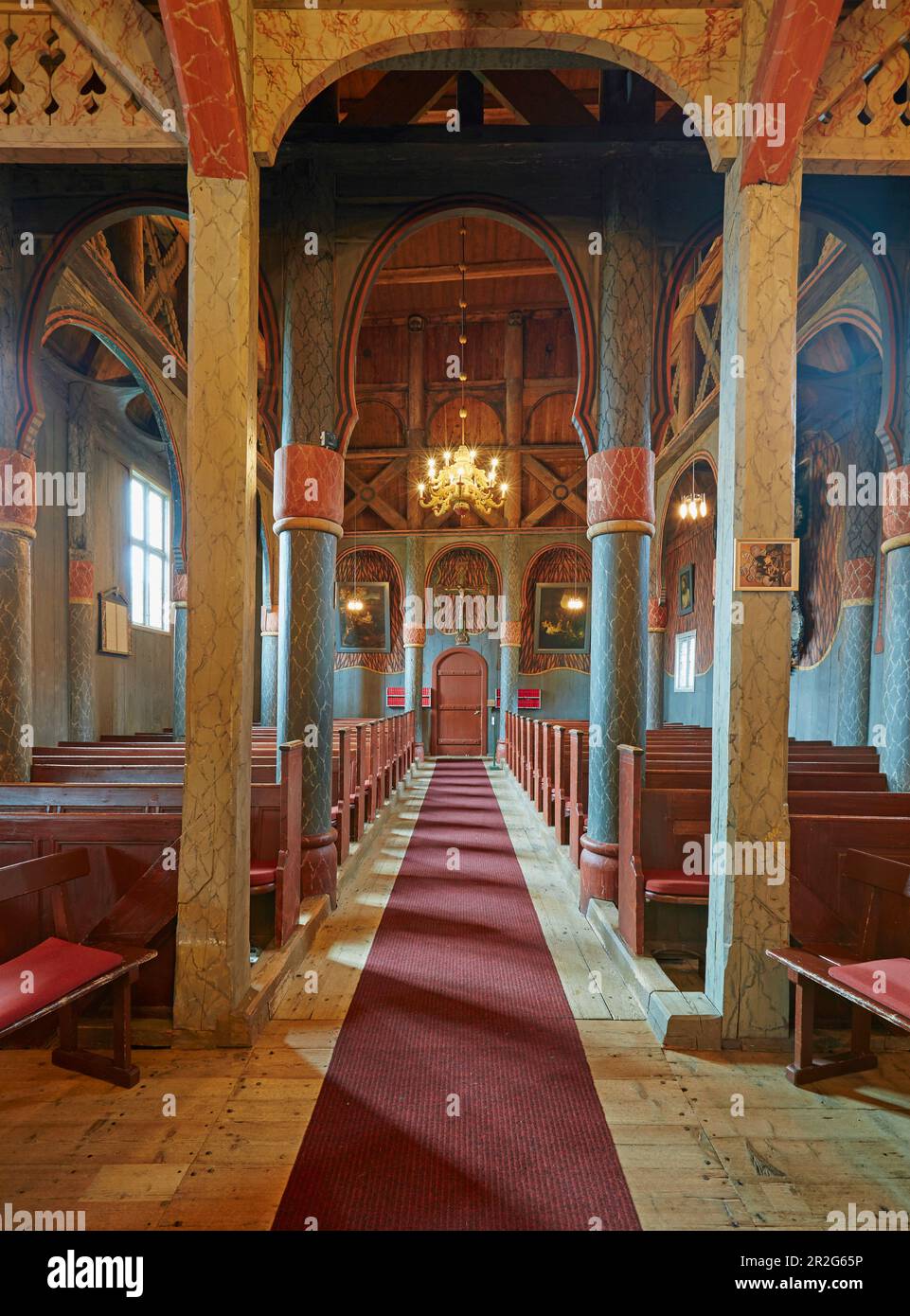 West wing of Ringebu Stave Church, Stavkyrkje Ringebu, Ringebu ...