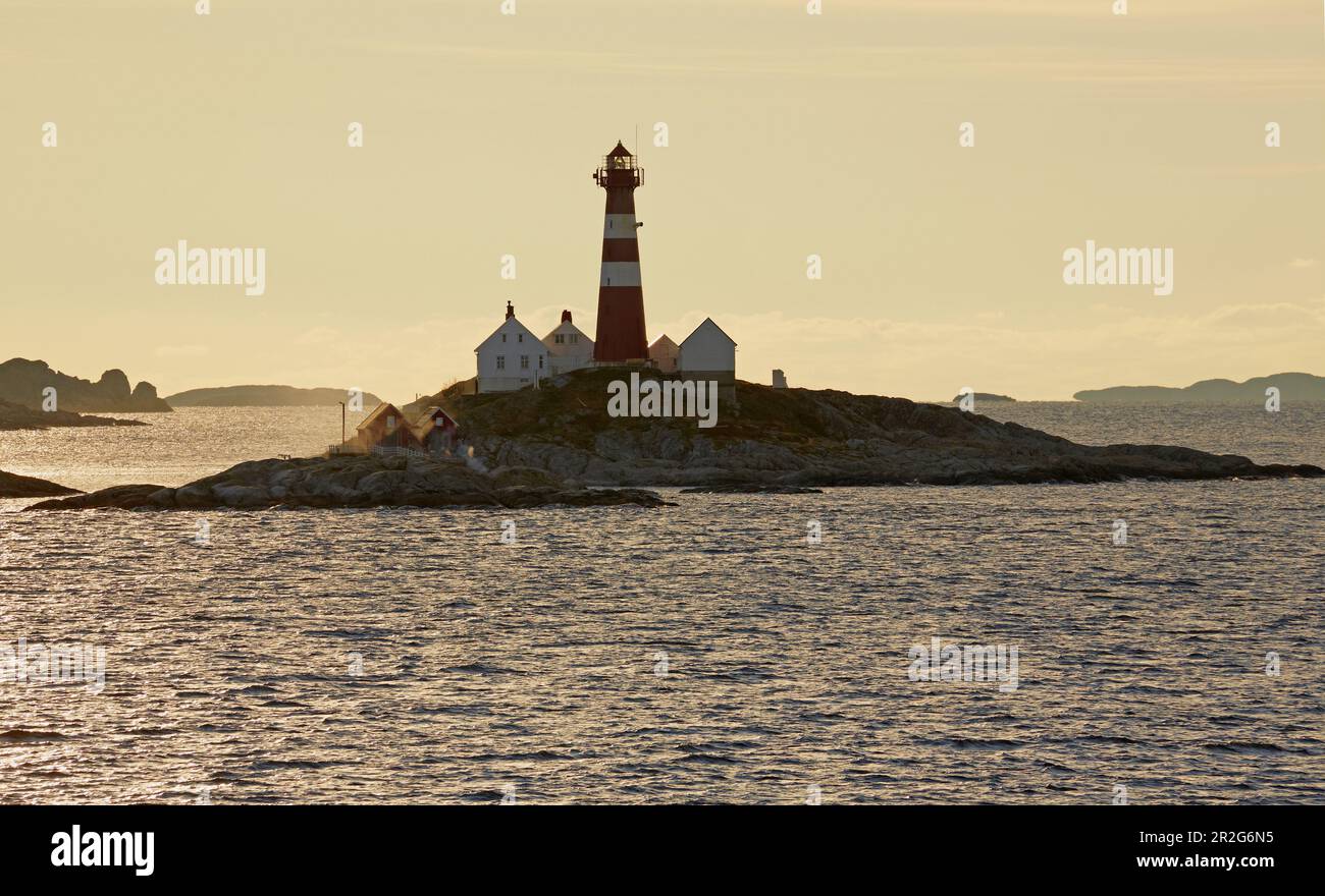 The northern sea near the island of landegode hi-res stock photography ...