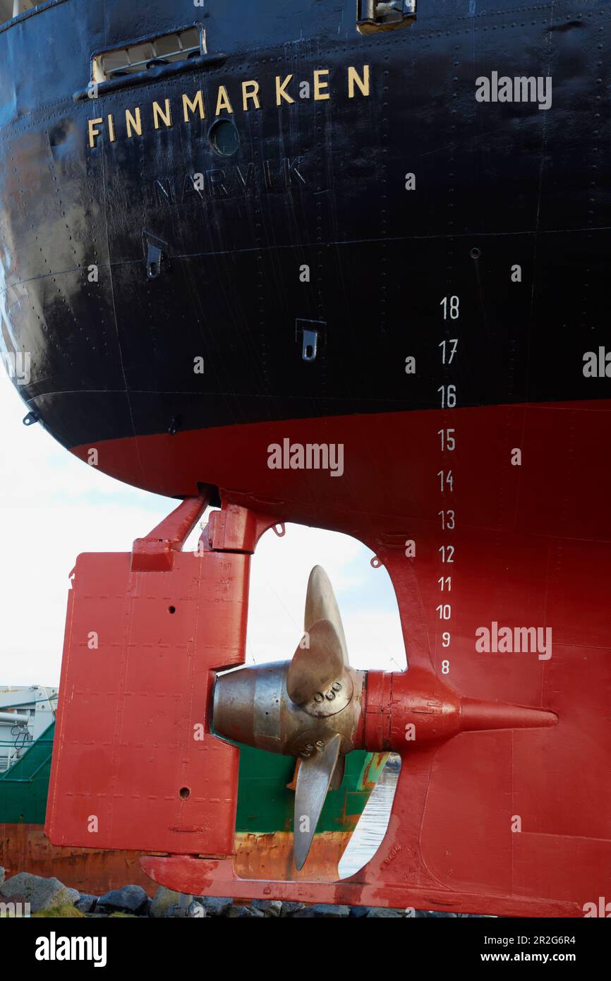 Hurtigrutenmuseum, Hurtigrutemuseet in Stokmarknes, MS Finnmarken ...