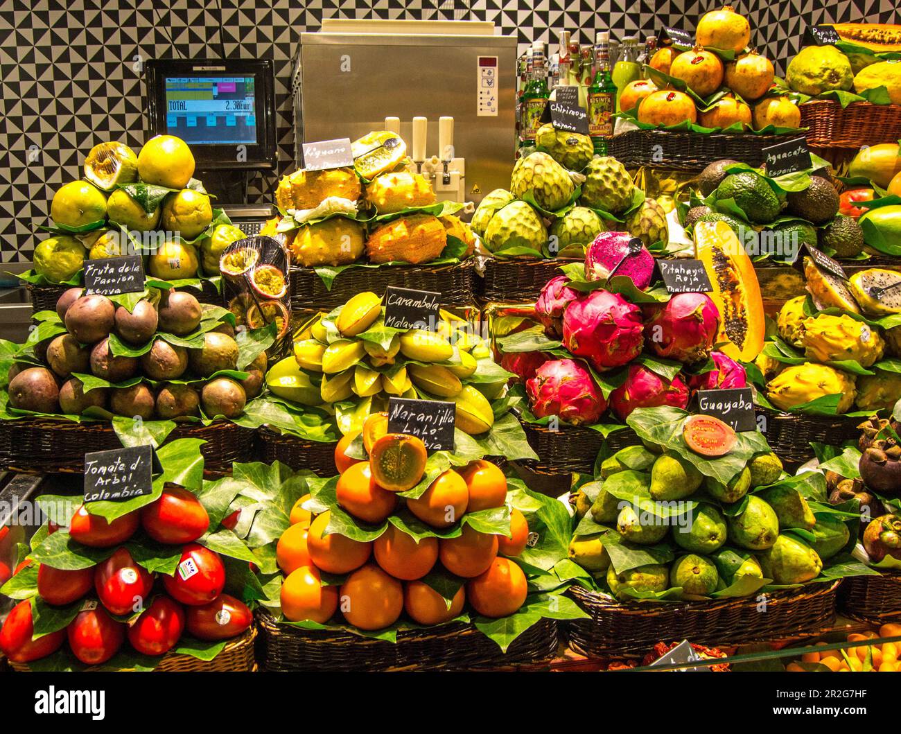 Fresh fruits vegetables exposed in hi-res stock photography and images ...