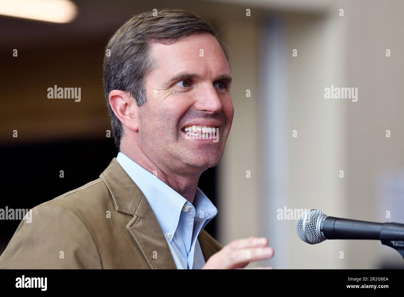 Kentucky governor and Democratic candidate for re-election Andy Beshear ...