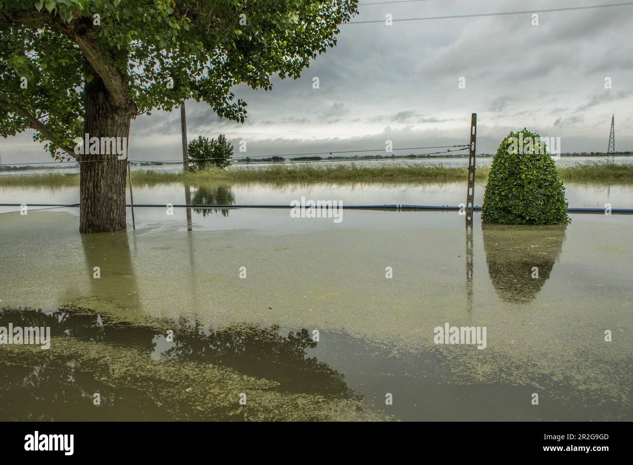 Emilia-Romagna region, Italy. May 19th 2023. Heavy rains caused ...