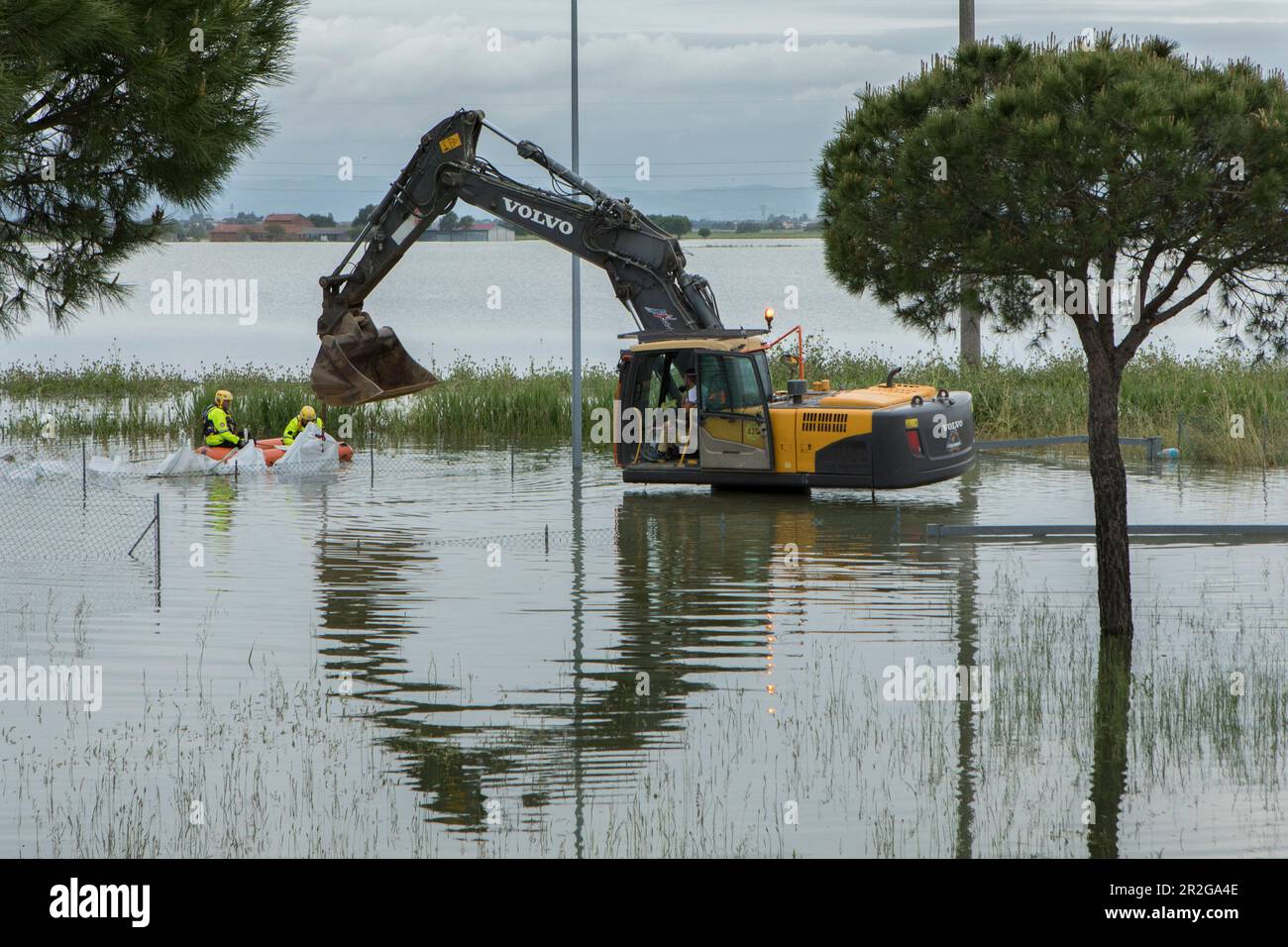 Emilia-Romagna region, Italy. May 19th 2023. Heavy rains caused ...