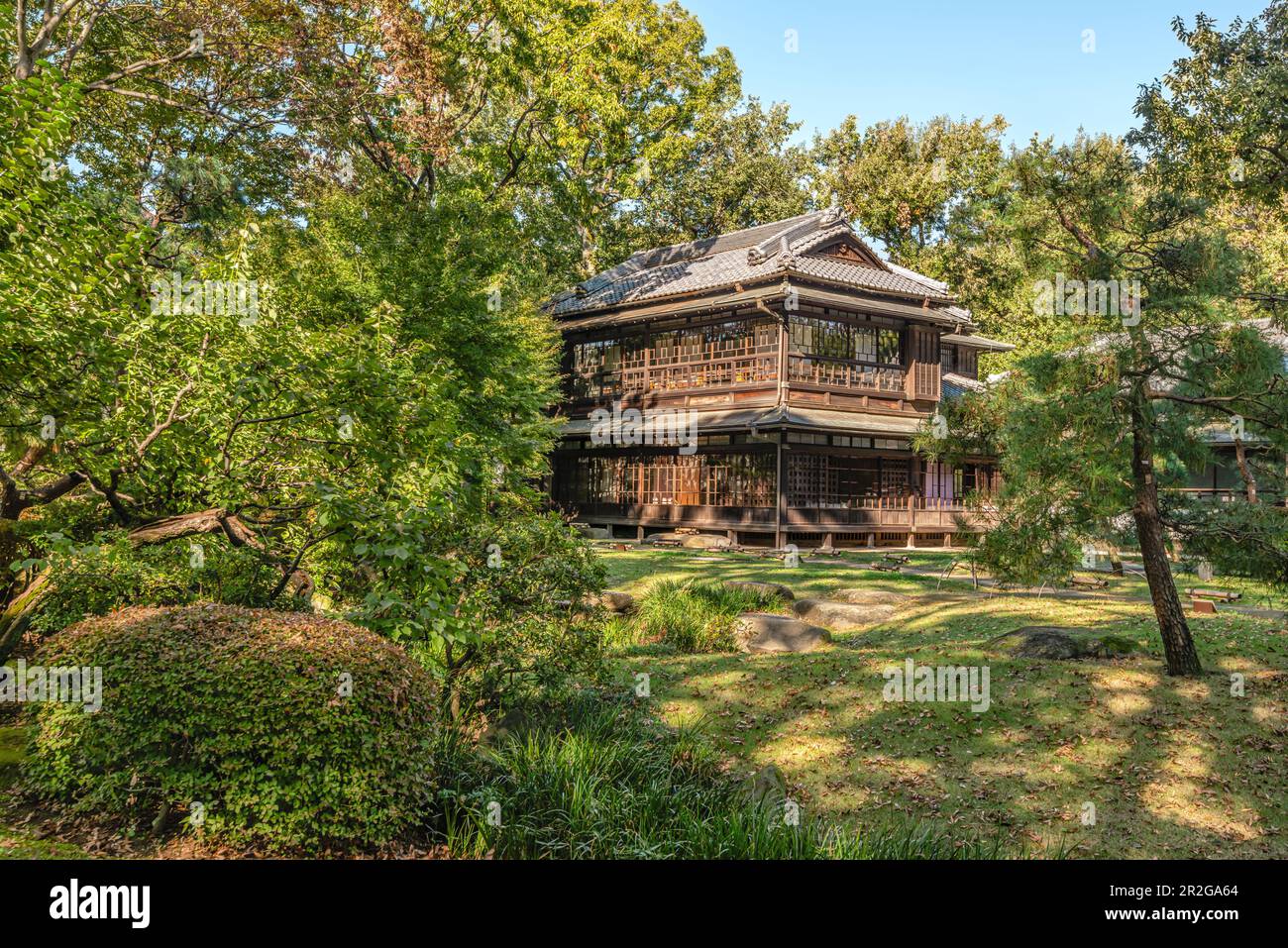 Garden of the house by Korekiyo Takahashi at the Edo Tokyo Open Air ...