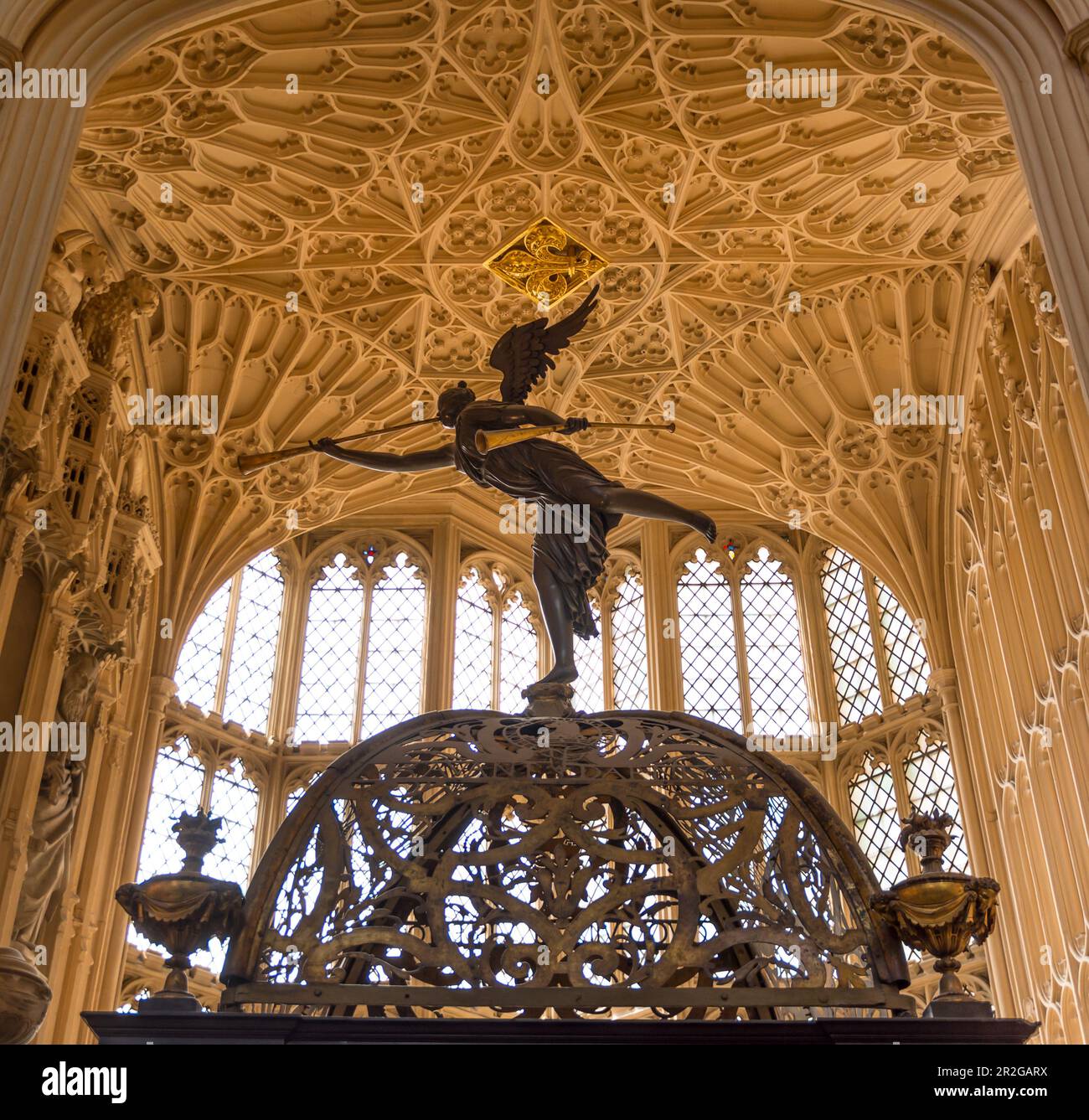 Westminster Abbey Chapel of King Henry VII Winged Angel Blowing Trumpet ...