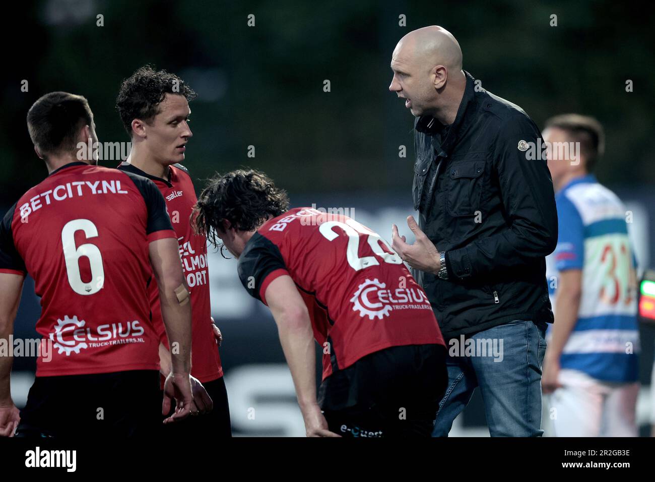 Netherlands. 19th May, 2023. HELMOND - (lr) Jarno Lion of Helmond Sport ...