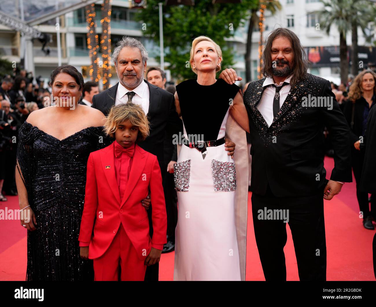 Deborah Mailman, from left, Aswan Reid, Wayne Blair, Cate Blanchett ...