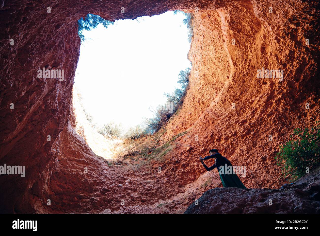 Las Medulas, a Roman gold-mining site. UNESCO world heritage in Castile ...