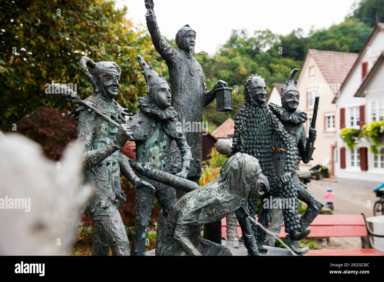 Fool's Fountain, Wolfach, Ortenau, Black Forest, Baden-Württemberg ...