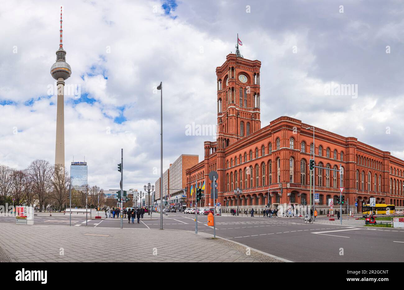 Red City Hall in Berlin, Germany Stock Photo - Alamy