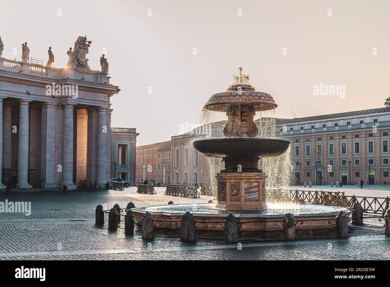 Fontana del Bernini, Fountain of the Four Rivers at St. Peter's ...