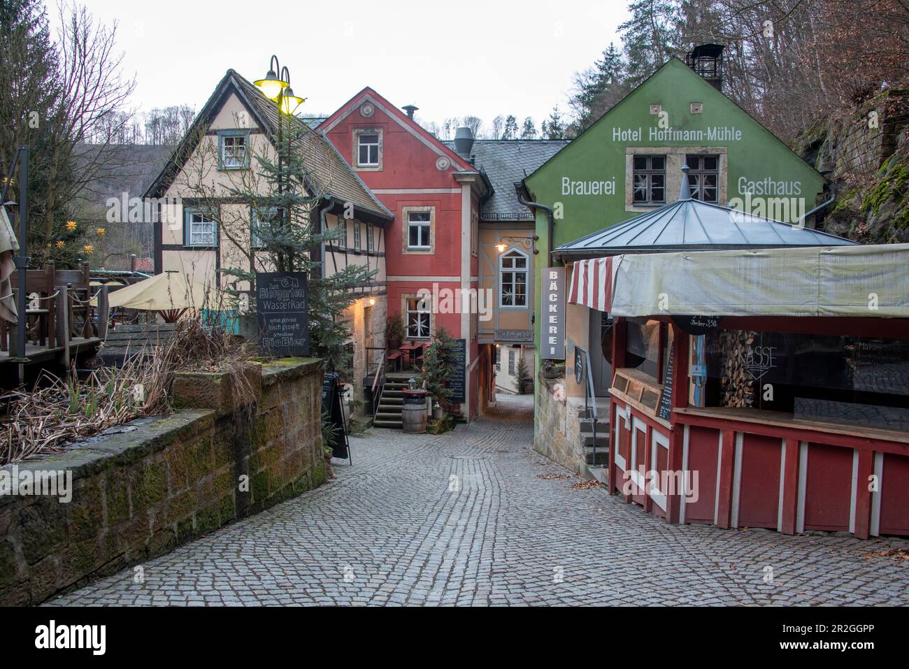 Schmilk`sche Mühle, Schmilka, Saxony, Germany Stock Photo - Alamy