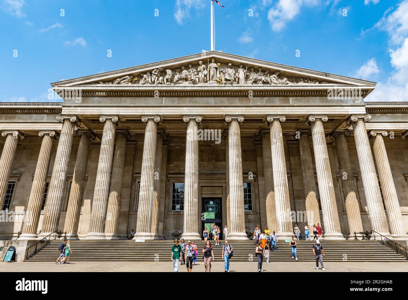 British Museum Exterior Entrance in London Stock Photo - Alamy