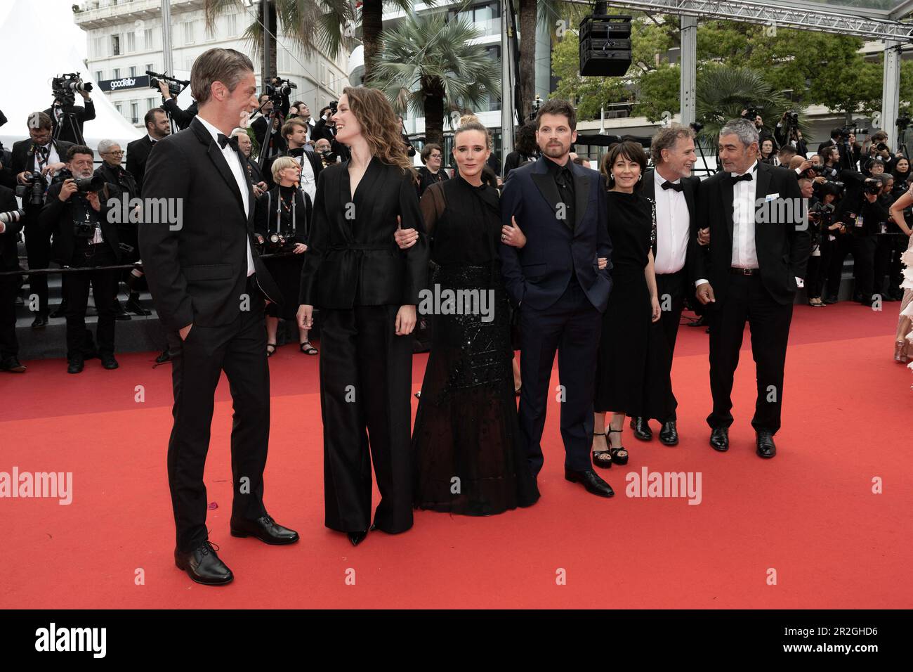 Cannes, France. 19th May, 2023. Producer Victor Hadida, Alexis Michalik ...