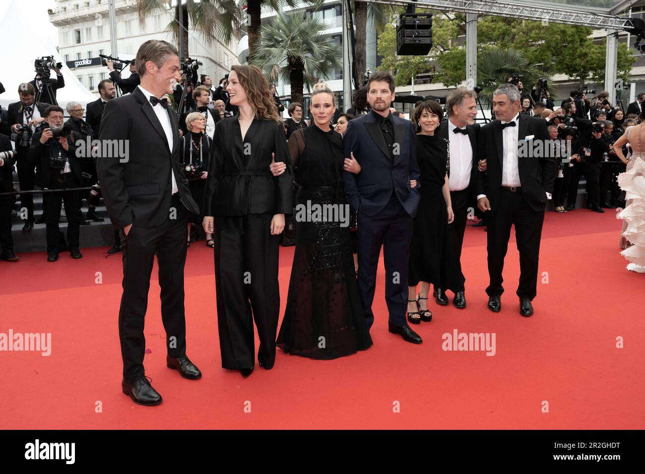Cannes, France. 19th May, 2023. Producer Victor Hadida, Alexis Michalik ...