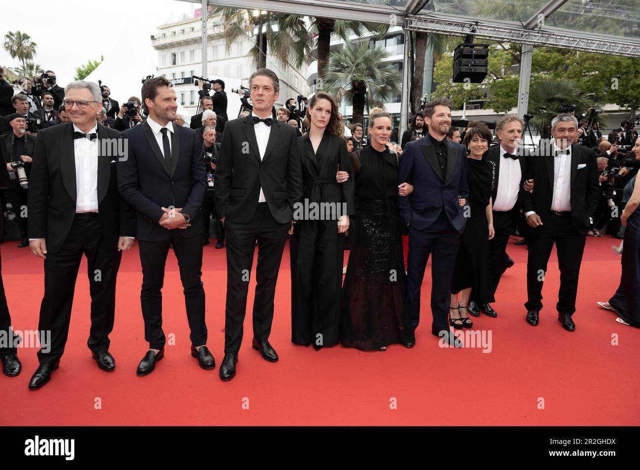 Cannes, France. 19th May, 2023. Producer Victor Hadida, Alexis Michalik ...