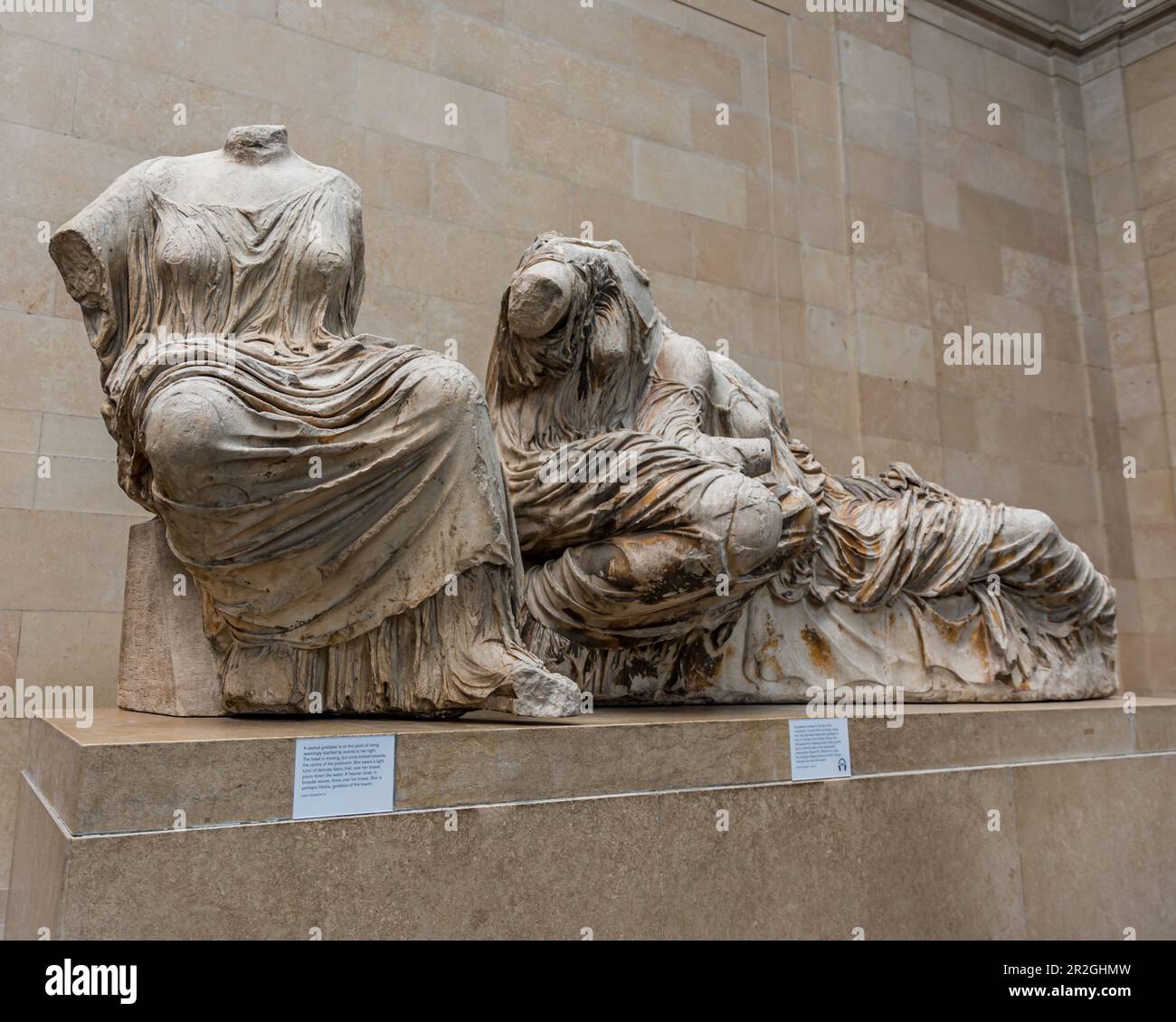 Greek Parthenon Pediment Sculptures (440 BC) in British Museum in ...